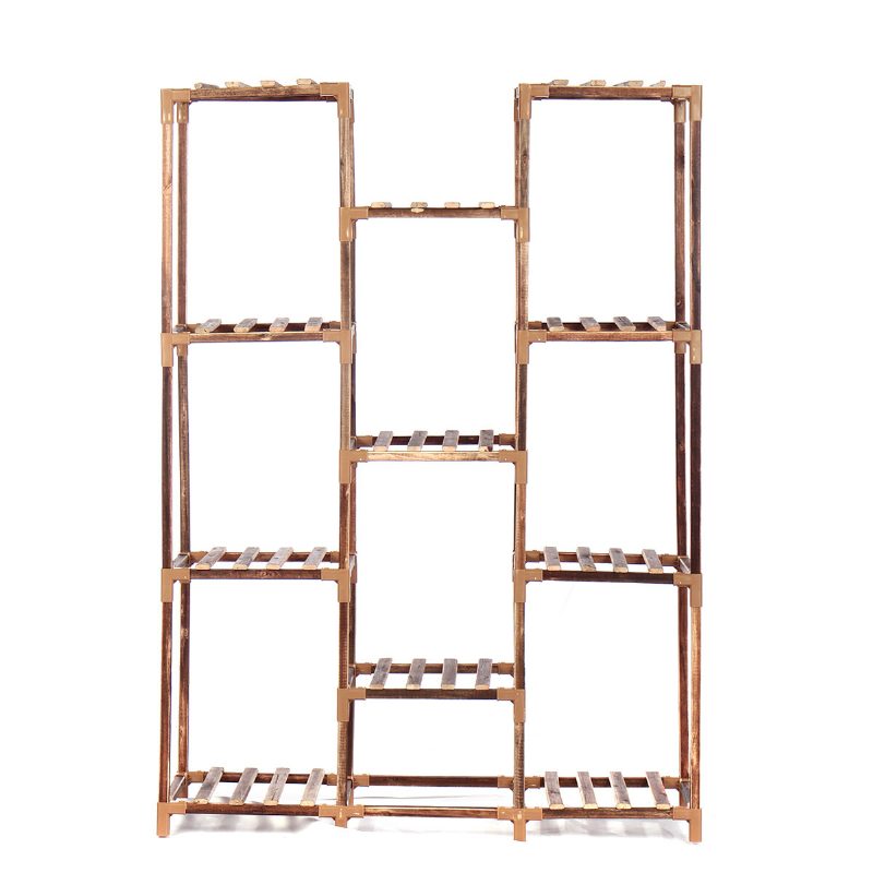 Erkélyes Fa Virágtartó Tömörfa Nappali Zamatos Polc Többrétegű Bonsai ...