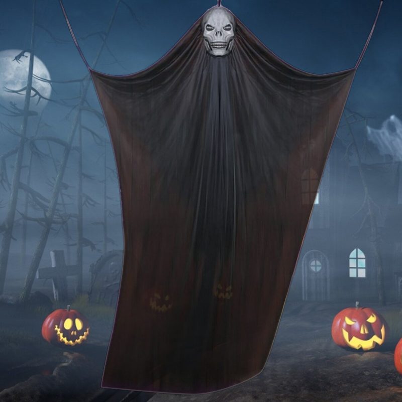 Halloween Ghost Dekorációs Buli Lógó Ijesztő Kísértetházi Kellék ...